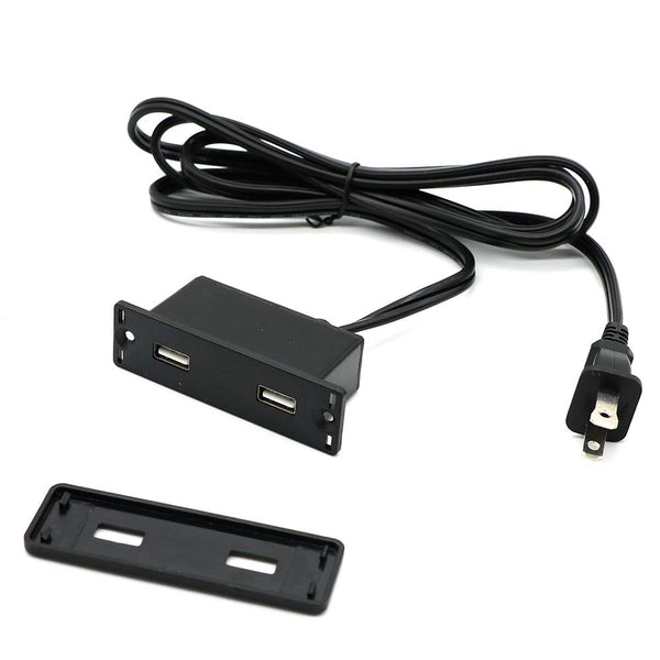 Powered USB Hub Socket Recessed USB Power Strip Outlet with Power Supp ...